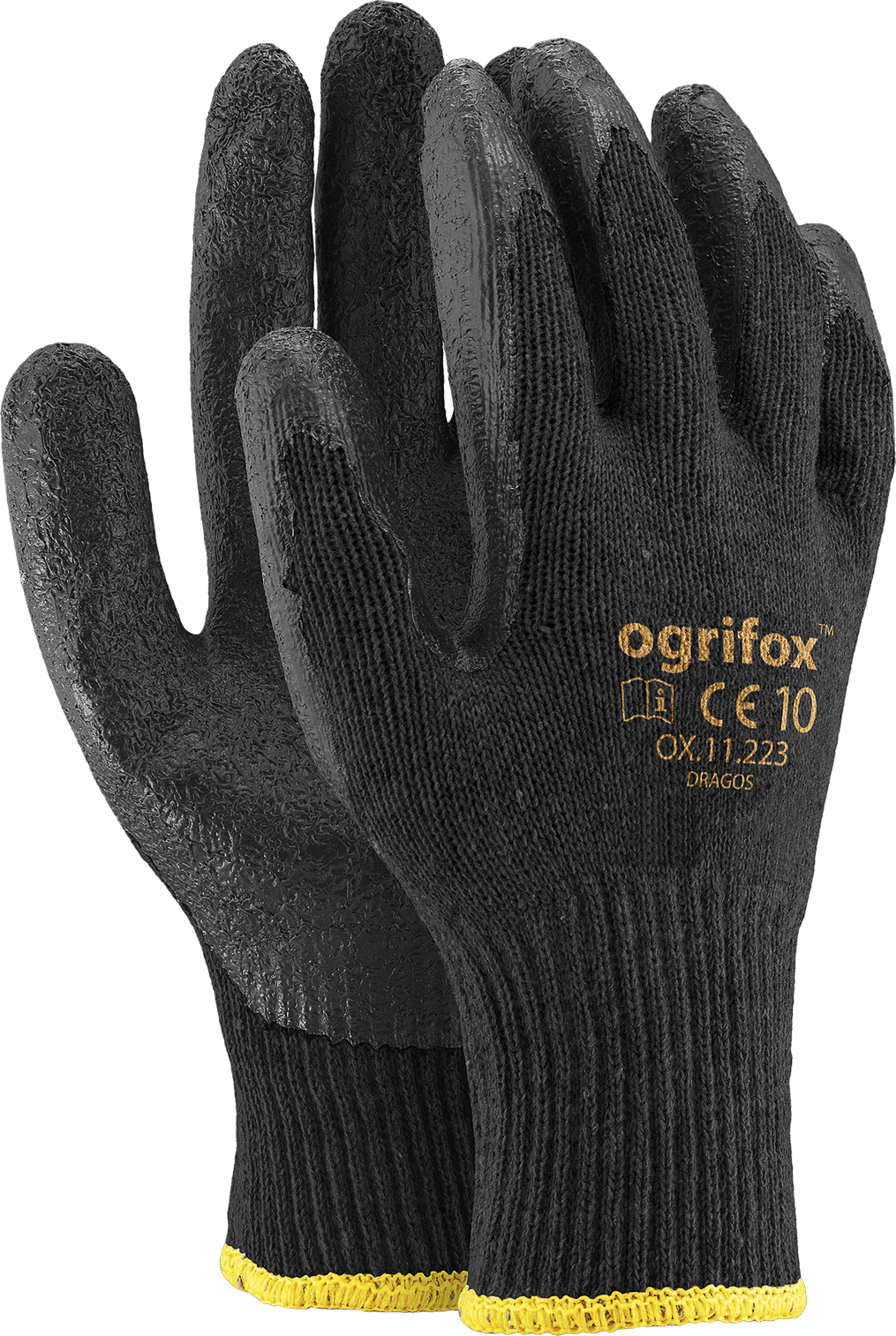 Latexové rukavice NICK OX BLACK